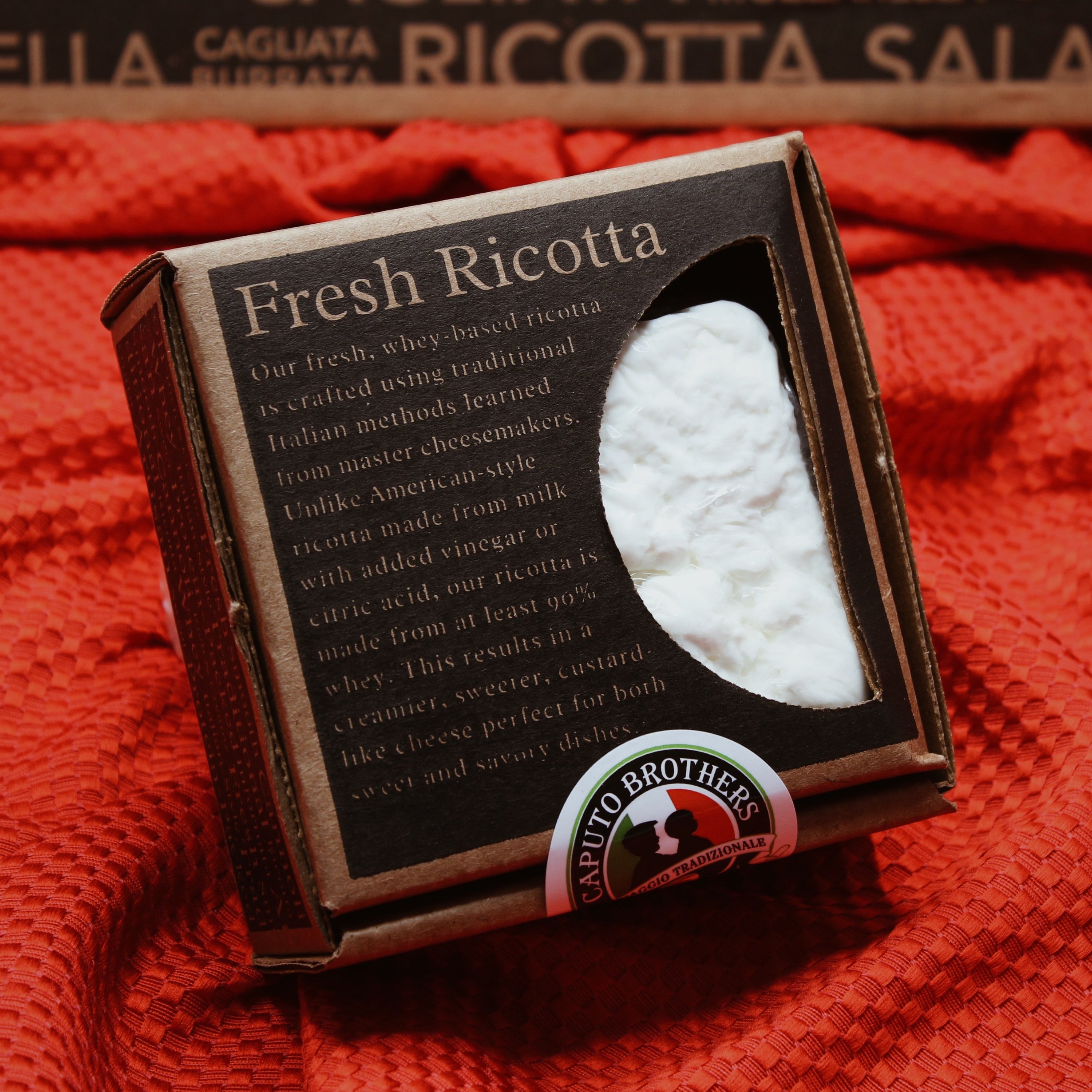 Fresh Ricotta (whey-based) – Caputo Brothers Creamery